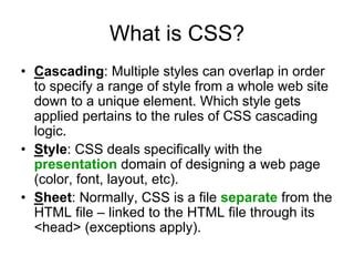 Basic Css Tutorial Pdf