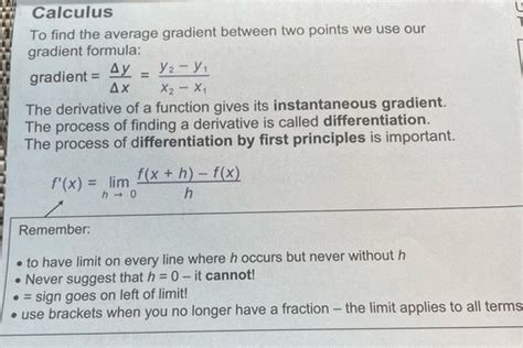 Calculus Flashcards Quizlet