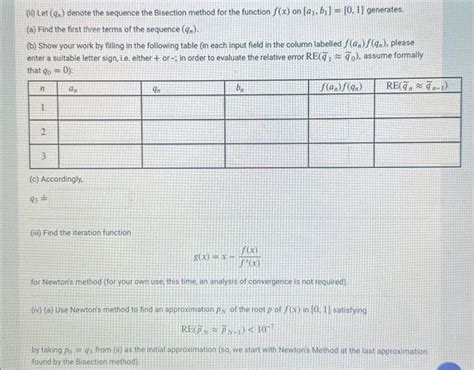 solved joint use of the bisection and newton s method all