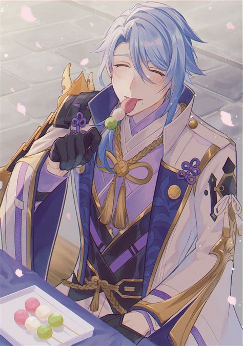 Kamisato Ayato Genshin Impact Drawn By Ydm Sushi Danbooru