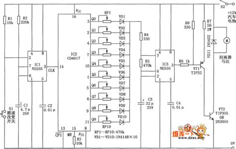 Auto Wiper Speed Control Circuit Controlcircuit Circuit Diagram