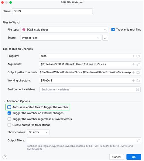 File Watchers Intellij Idea 文档 File Watchers Intellij Idea 文档