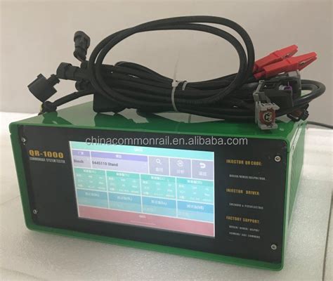 qr1000 diesel common rail injector tester with qr code generation injector solenoid piezo
