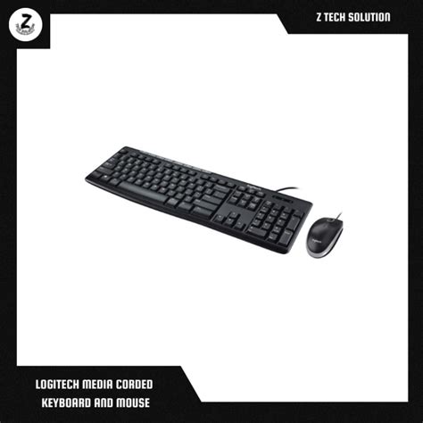 Logitech Mk200 Media Corded Keyboard And Mouse Combo Z Tech Solution World Of Gamers