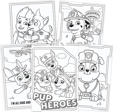 Paw Patrol Everest Coloring Pages 2025