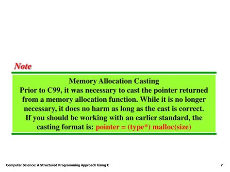 Ppt 10 4 Memory Allocation Functions Powerpoint Presentation Free Download Id1754002