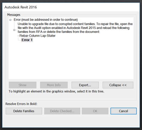Upgrading Corrupt Or Problem Models In Revit And How To Fix Spot Elevation Not Detecting Linked