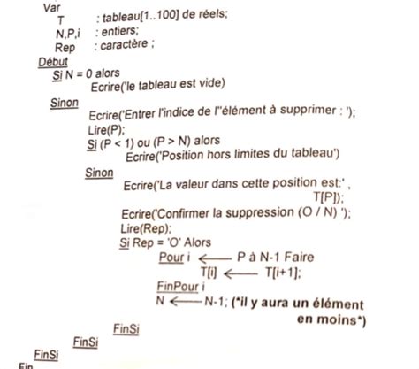 Tutos Algorithme Des Exemples Dalgorithmes Pour étudiants Le Cours Gratuit