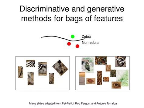 Ppt Discriminative And Generative Methods For Bags Of Features Powerpoint Presentation Id 379462