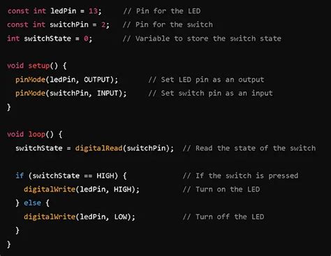 Momentary Switch Led Arduionly