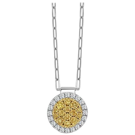 Frederic Sage 14k White Gold Medium 2 Round Firenze Ii Diamond Pendant