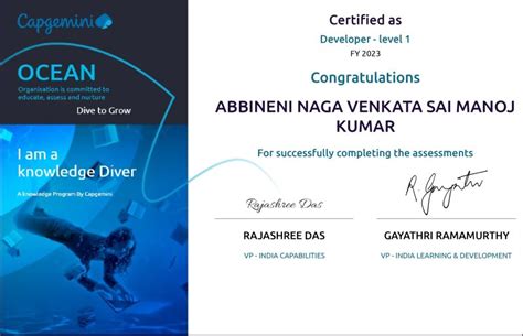 Manoj Kumar Abbineni On Linkedin Im A Knowledge Diver