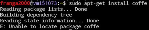 Apt Sudo Apt Get Install Coffee Devrant
