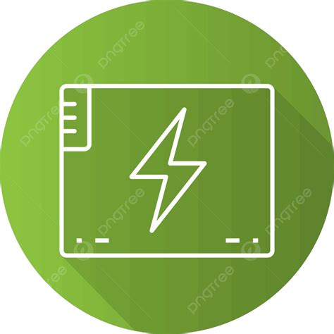 Icon Of A Thin Straight Shadowy Representation Of A Battery For An