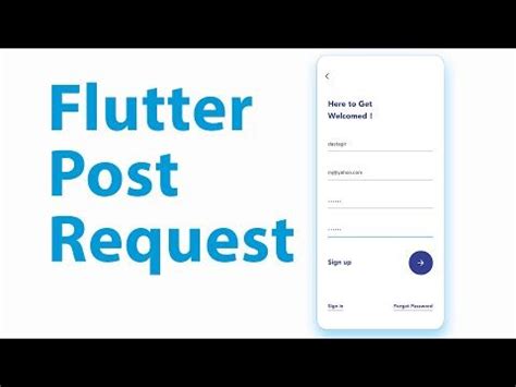 The Word Flutterr Post Request Is Displayed
