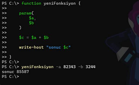 Powershell Ile Fonksiyon Islemleri 2 Fonksiyon Icinde Basit Parametreler Kullanmak Towershell
