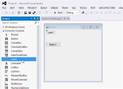 Visual Basic Tutorial Creating First Visual Basic Project