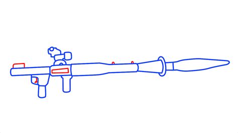 How To Draw Rocket Launcher Step By Step 11 Easy Phase