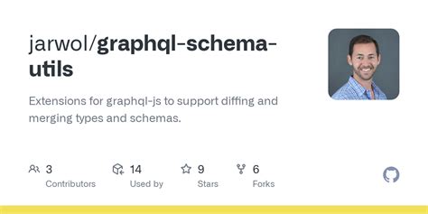 Github Jarwolgraphql Schema Utils Extensions For Graphql Js To
