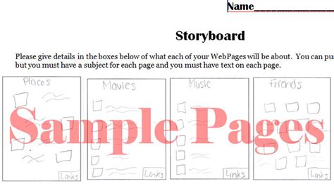 Storyboard Informational Science Mrs Puskar