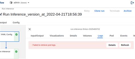 Frontend Failed To Retrieve Logs In Finished Pipelines · Issue 7617 · Kubeflowpipelines