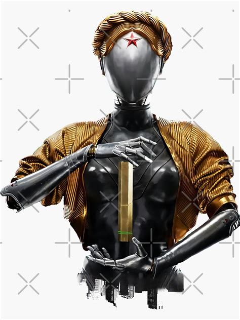 Robot Twins Sticker For Sale By Ffaiboi Redbubble