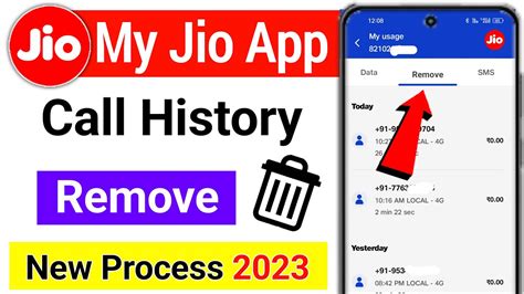 How To Delete Call History From My Jio App My Jio App Se Call History