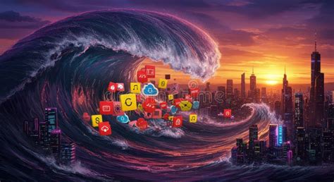 An Ocean Of Digital Garbage Overflowing With Data Fragments And An Endless Stream Of
