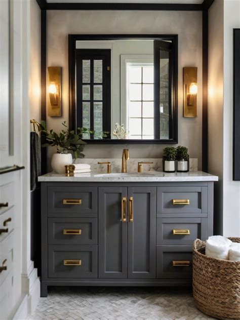 15 Amazing Gray Black And White Bathroom Ideas Homezillo