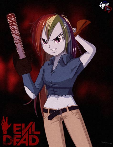 Evil Dead Rainbow Dash By Ngrycritic On Deviantart