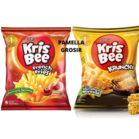Kris Bee Krunchy All Variant 75 Gram Snack Enak Murah Gurih Snack