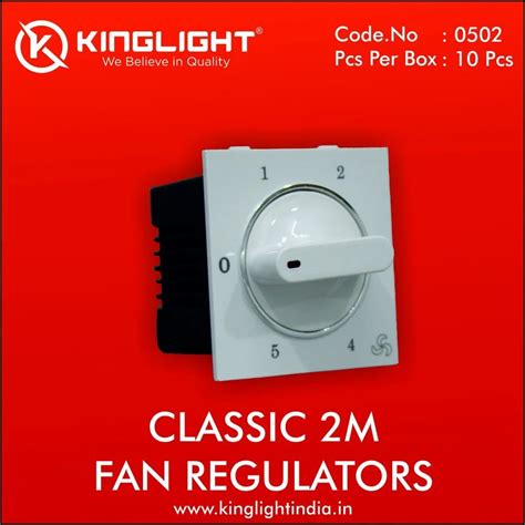 Modular Fan Regulator 2m 5 Step At Rs 5130 In Ahmedabad Id