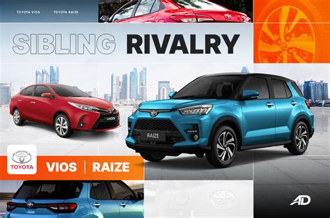 Toyota Raize Vs Vios Sibling Rivalry Autodeal