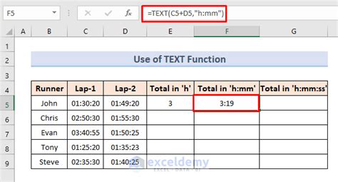 How To Sum Time In Excel Suitable Methods Exceldemy