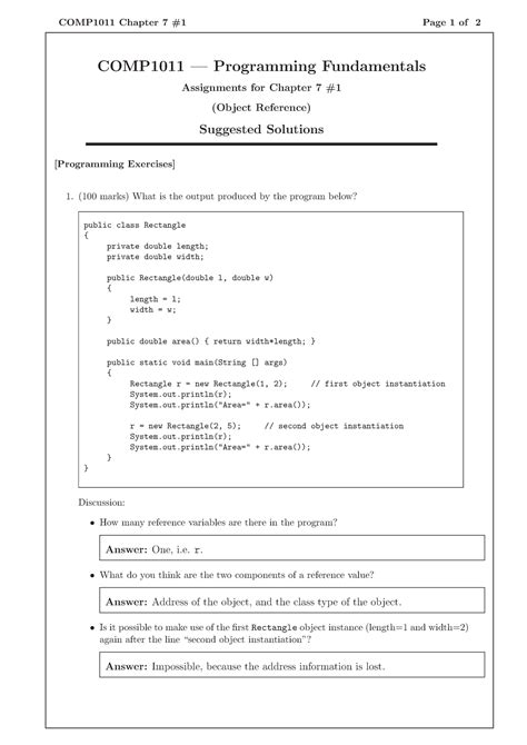 Ans7 1 Assignment Comp1011 Chapter 7 1 Page 1 Of 2 Comp1011