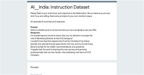 An Instruction Dataset For And By This Community Lets Build Together
