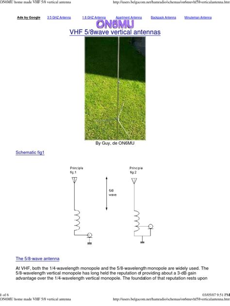 Vhf 58wave Vertical Antennas Schematic Fig1