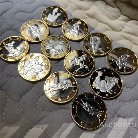 Полный набор монет 6 СЕКС ЕВРО 6 Sex Euros 34 сувенирные монеты в