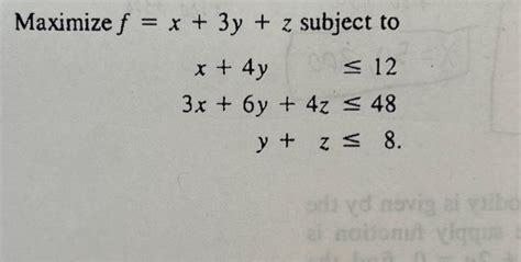 Begin Array R Fx3 Yz Text Subject To