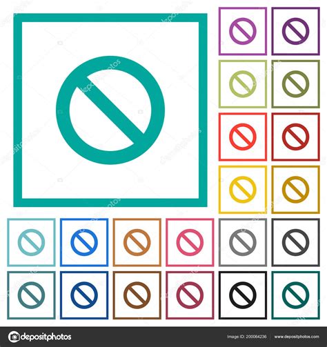 Blocked Flat Color Icons Quadrant Frames White Background Stock Vector By ©renegadehomie 200064236
