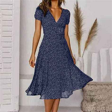 Navy Blue Casual Dress