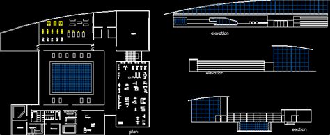 Sport Center Dwg Plan For Autocad • Designs Cad