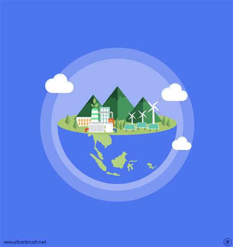 그린에너지 일러스트 Ai 무료다운로드 Free Green Energy Vector 어반브러시