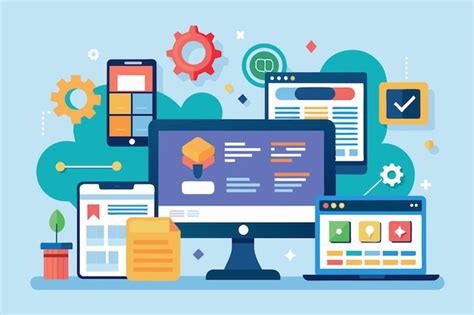 A Variety Of Devices Display Customizable Application Programming