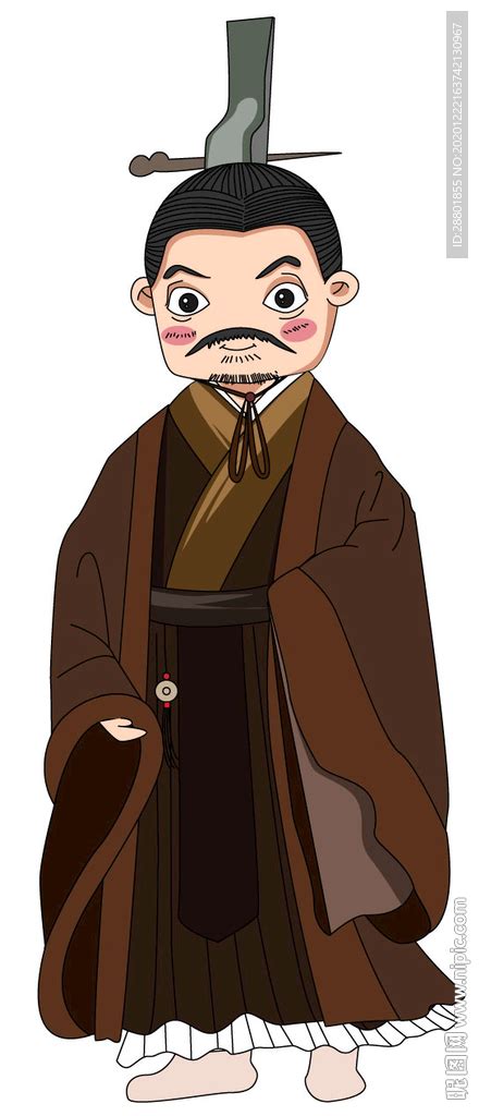 古代人物君王卡通插画设计图动漫人物动漫动画设计图库昵图网