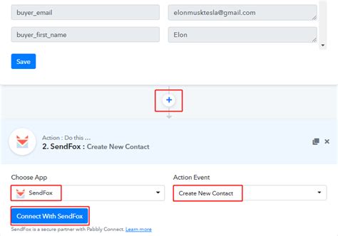 how to create sendfox contact from new paykickstart order fulfillment