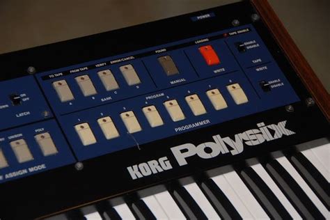 Matrixsynth Vintage Korg Polysix Polyphonic Synthesizer Korg Synthesizer Vintage
