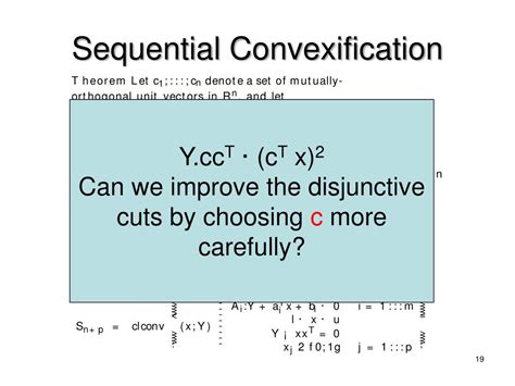 ppt convex relaxations of non convex mixed integer quadratically constrained problems