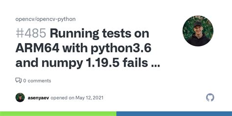 Running Tests On ARM64 With Python3 6 And Numpy 1 19 5 Fails Sigill