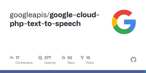 Github Googleapis Google Cloud Php Text To Speech